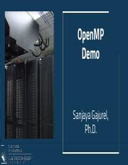OpenMP A Guide To Parallel Programming In C C And Fortran Course Hero