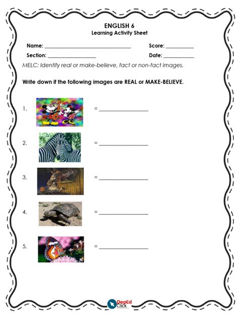 Grade 6 English Activity Sheets Q1 Pdf
