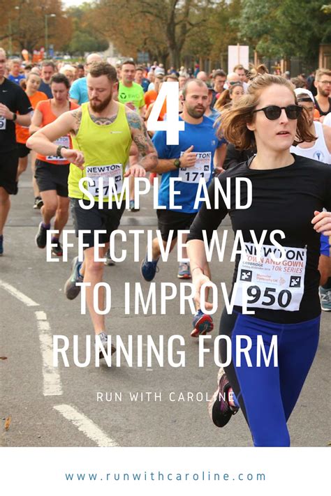 running form and technique 4 simple tips to improve running form on