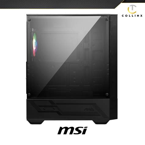 Msi Mag Forge R Glass Gaming Case Atx Size Rgb Sync Compatible For Atx Matx Micro Atx