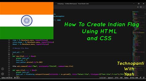 How To Create Indian Flag Using Html And Css Youtube