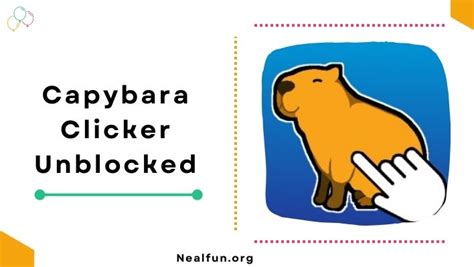 Capybara Clicker Unblocked Play The Game Free Online