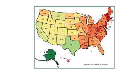 Excel Us Map Template