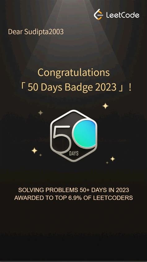 Sudipta Mondal On Linkedin Leetcode Consistency Codehelp Tuf