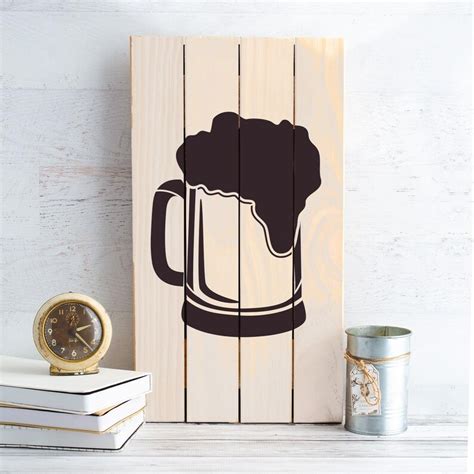 Beer Mug Stencil Etsy