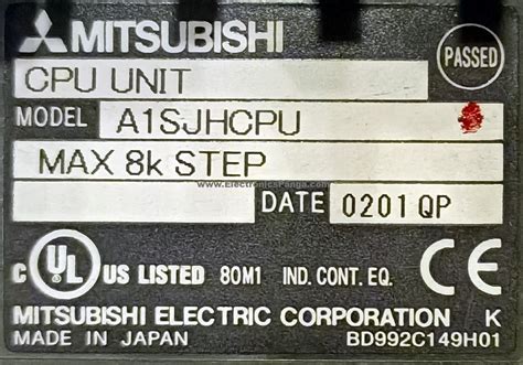 Mitsubishi A1sjhcpu Programmable Logic Controller Plc With A1sx41 A1sg60 A1sy41 A1sg60 Modules
