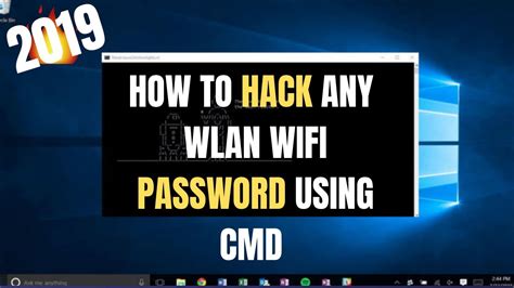 Wifi Hack2019 How To Hack Wifi Password Using Cmd Youtube