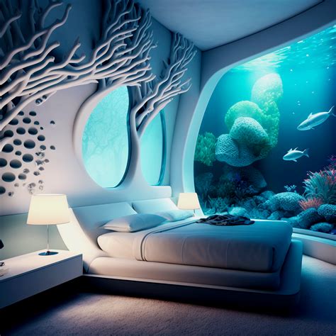 Underwater Themed Bedrooms Dive Into Luxurious Aquatic Elegance