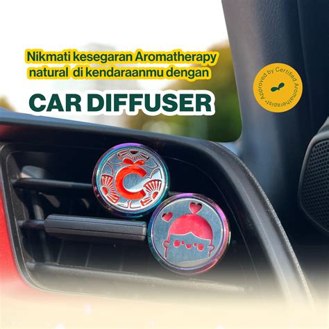 Jual Capsen Car Diffuser Mobil Aromatherapy Car Vent Clip Essential Oil Pengharum Mobil Shopee