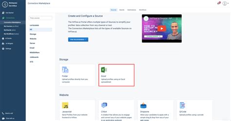 Connector Importing Profile With Excel Source HrFlow Ai Updates