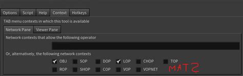 Access Python Shelf Tool Inside Mat Contexts Tabmenu Rhoudini