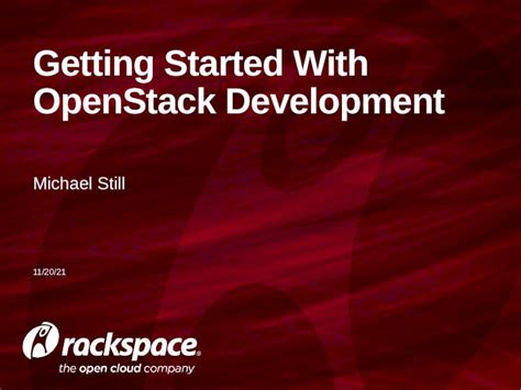 PPTX Getting Started With OpenStack Development DOKUMEN TIPS