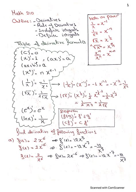 Lecture M Part Derivatives And Integrals Calculus II Studocu