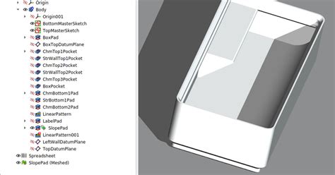 Gridfinity Box With Label And Slope And Freecad Realthunder Fork File By Szprusa Download