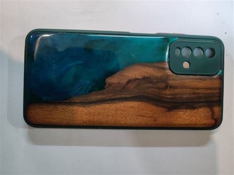 Wood And Resin Phone Case