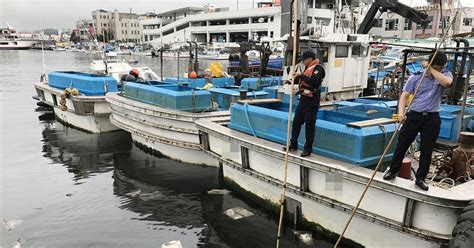 속초해경 주문진항 기름유출 선박 적발