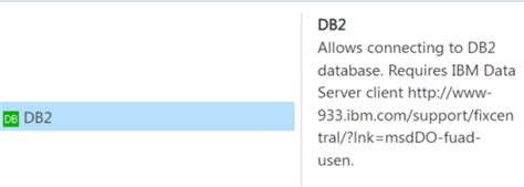 Db2 As A Data Source Basic Guide Targit Community
