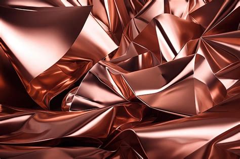 Premium Ai Image Reflective Metal Surface With Abstract Patterns And Textures Created With