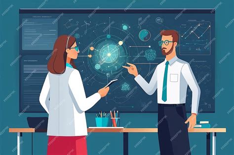 Premium Photo Create An Illustration Of A Teacher Using Ai Algorithms For Predictive Modeling