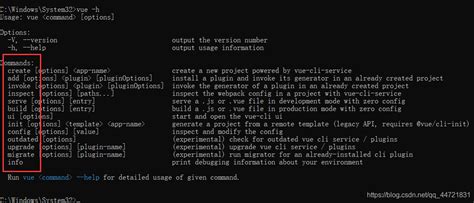Vue Cli输入命令vue Ui没效果终端输入vue V不显示 Csdn博客