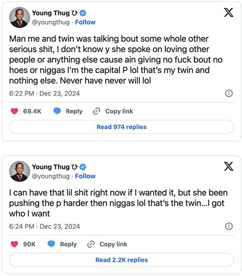 Young Thug Shares Mariah The Scientists Reaction To Leaked Jail Call