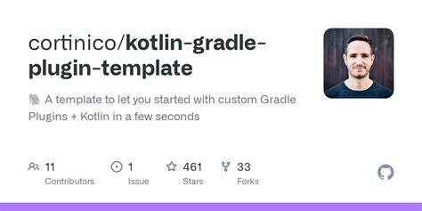 Github Cortinicokotlin Gradle Plugin Template 🐘 A Template To Let You Started With Custom