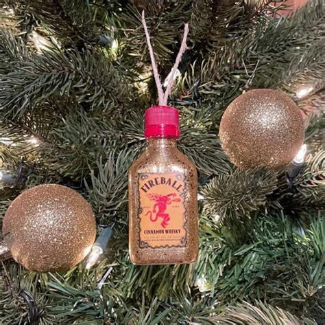 Fireball Whiskey Christmas Ornament Etsy Uk