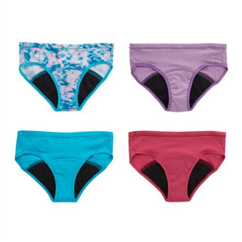 Hanes Womens Fresh And Dry Moderate Period Underwear Brief 3 Pack