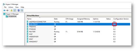 Virtual Machine Configuration Version In Hyper V In Windows 10 Windows