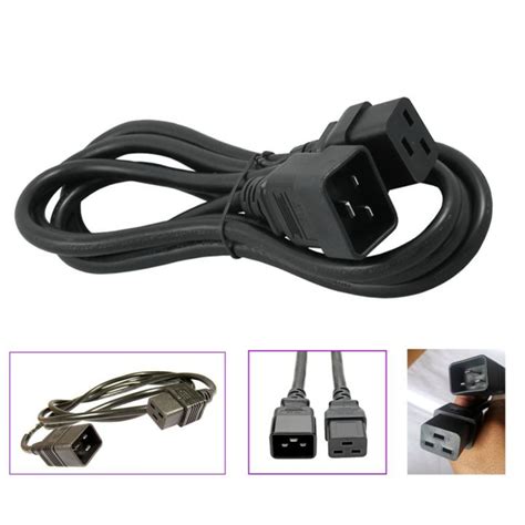 Original Dell Cisco Jumper C19 C20 16a 250v Ac Server Pdu Power Distribution Connect Cord Male