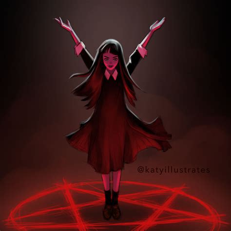 Day 60 Demon Summoning Ritual By Katyillustrates On Deviantart