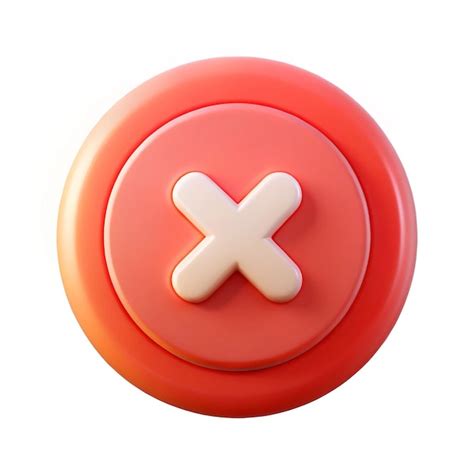 Close Delete Button Premium Ai Generated Image