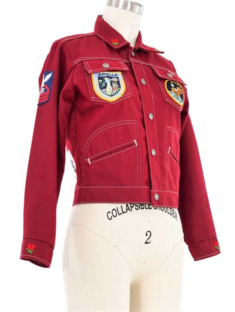 1970s Red Patch Jacket Gem