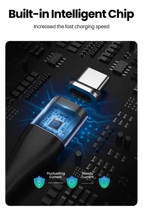 Ugreen สายชาร์จ Micro Usb Type C แม่เหล็ก 3a 100 ซม ชาร์จเร็ว Shopee Thailand