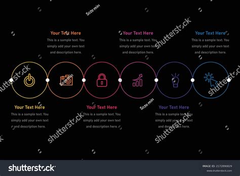 Flowchart Infographics Scheme Workflow Diagram 6 เวกเตอร์สต็อก ปลอดค่าลิขสิทธิ์ 2172890829