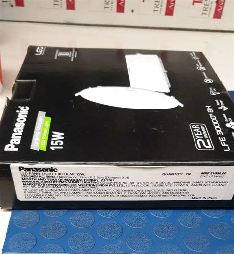 Round Panasonic Ignitos Modan Led Panel Light Cool Daylight 6000 K At ₹ 350 Piece In Eluru