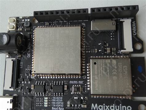 Maixduino одноплатный компьютер с ускорителем AI MicroPi