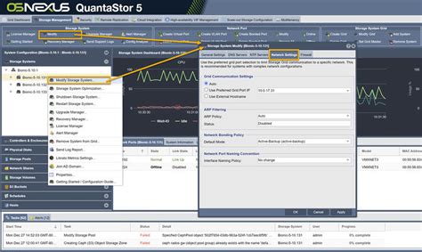 File Stor Sys Mod Net Set OSNEXUS Online Documentation Site