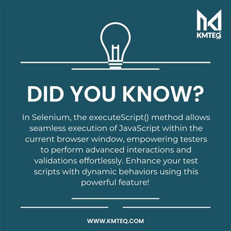 kmteq on linkedin kmteq selenium javascript testautomation techtips softwaretesting…