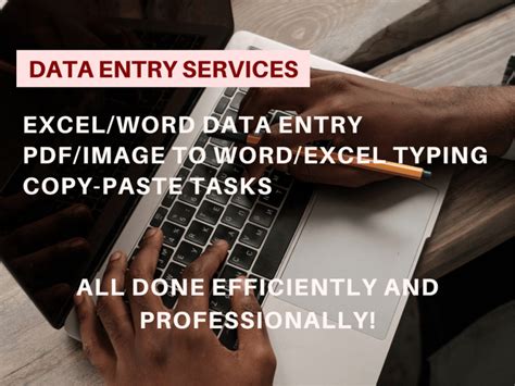 100 Professional And Accurate Data Entry Excel Word Typing Copy Paste Upwork