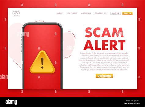Scam Alert Hacker Attack And Web Security Vector Concept Phishing Scam Network And Internet