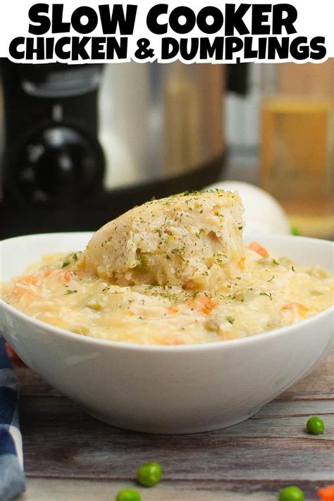 Homemade Slow Cooker Chicken And Dumplings Recipe Marathons And Motivation