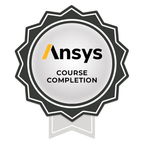 ansys course completion large deformation credly