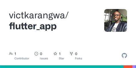 GitHub Victkarangwa Flutter App