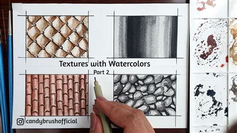 How To Render Textures With Watercolors Part 2 Texture Drawing