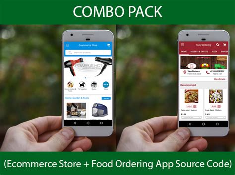 Combo Ecommerce Store Food Ordering Android App Source Code Premium Quality Android App