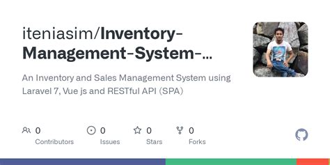 Github Iteniasiminventory Management System Laravel An Inventory And Sales Management System