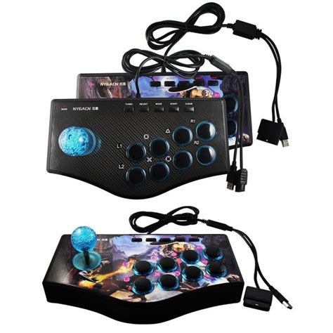Nygacn Game Arcade Controller Usb Rocker Joystick Gamepad Fighting Stick For Ps3 Pc Forandroid
