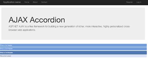 Ajax Control Toolkit Tutorial Accordion Part Two