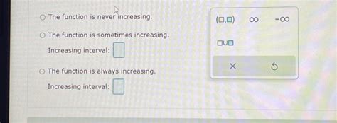 Solved Use Interval Notation To Write The Intervals Over